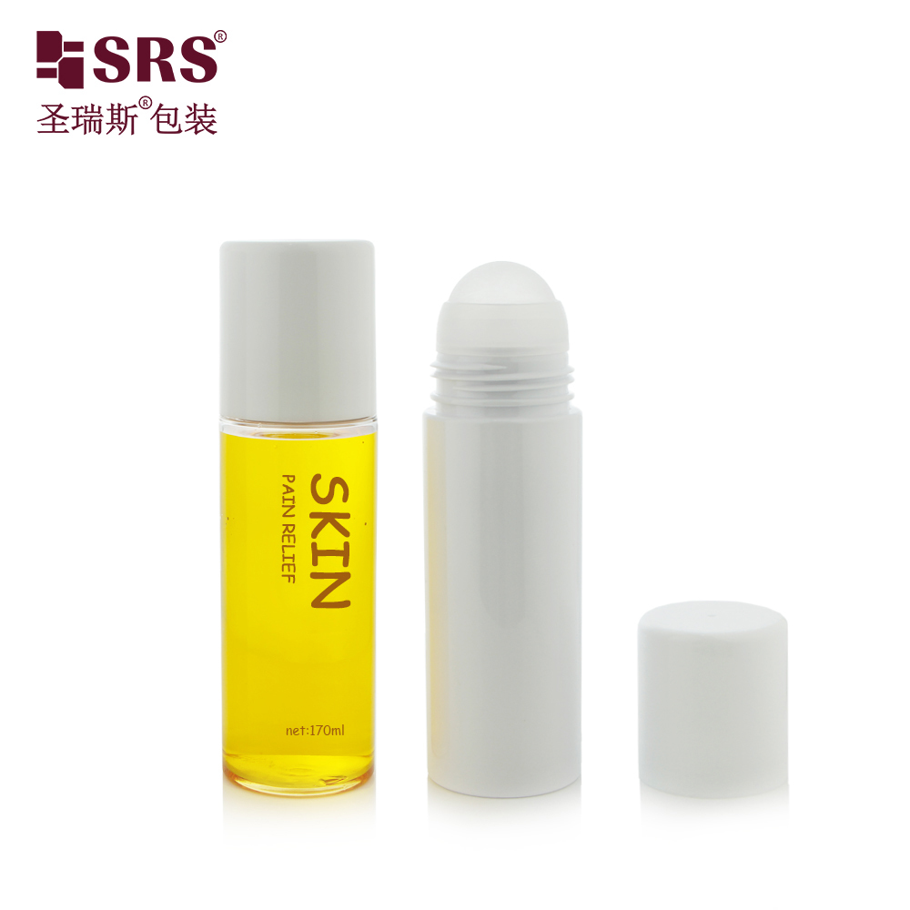 Quality PET 10ml ~ 170ml Plastic PCR Roll On Bottle Transparent Customize Color Roller for sale