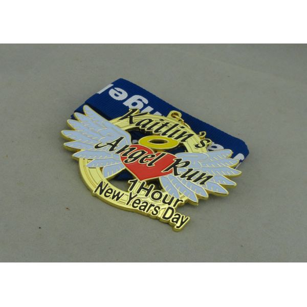 Quality Soft Enamel Ribbon Medals for sale
