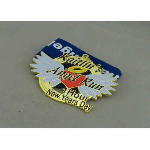 Quality Soft Enamel Ribbon Medals for sale