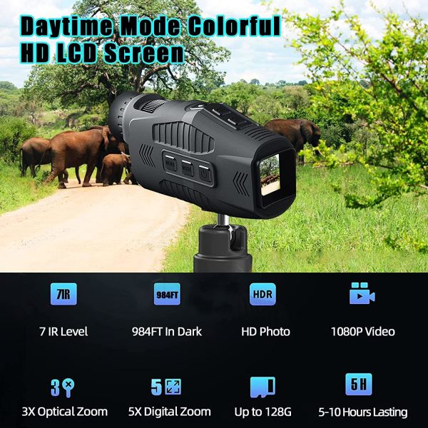 Quality Hunting Mini Night Vision Binoculars Telescope 1080P for sale