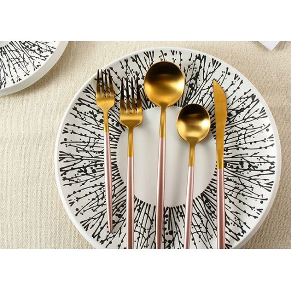 Quality Reusable Wedding 18/10 Stainless Steel Cutlery 5pcs for sale