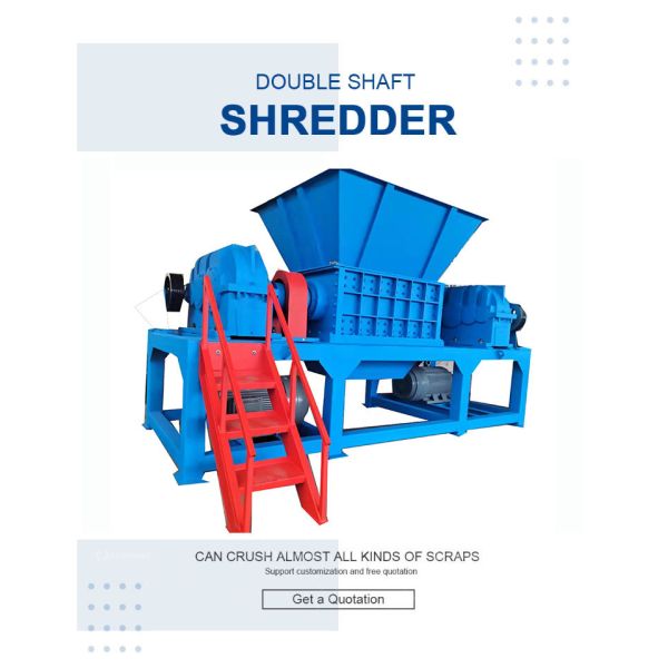 Quality Multifunctional 110kW Bicycle Car Shell Crusher Urban Solid Waste Shredder for sale