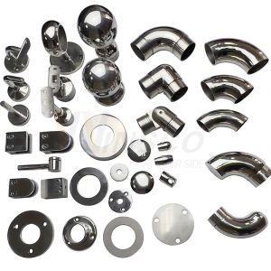 Quality Inox Stair Balustrade Fittings SUS 201 304 316 Stainless Steel Railing for sale