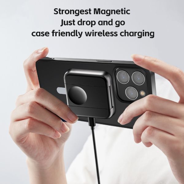 Quality Ultra Thin Magsafe Charger Wireless Foldable For Mobile Phone Headset Watch for sale