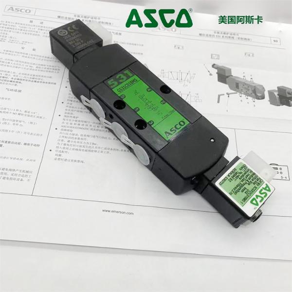 Quality SCG531C018MS ASCO 531 Series Solenoid Valve Double Coil for sale