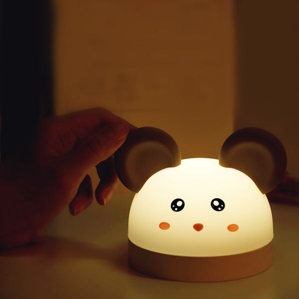 Quality Silicone Cartoon Sleep Smart Alarm Clock With Night Light White Noise Sleep Trainer for sale
