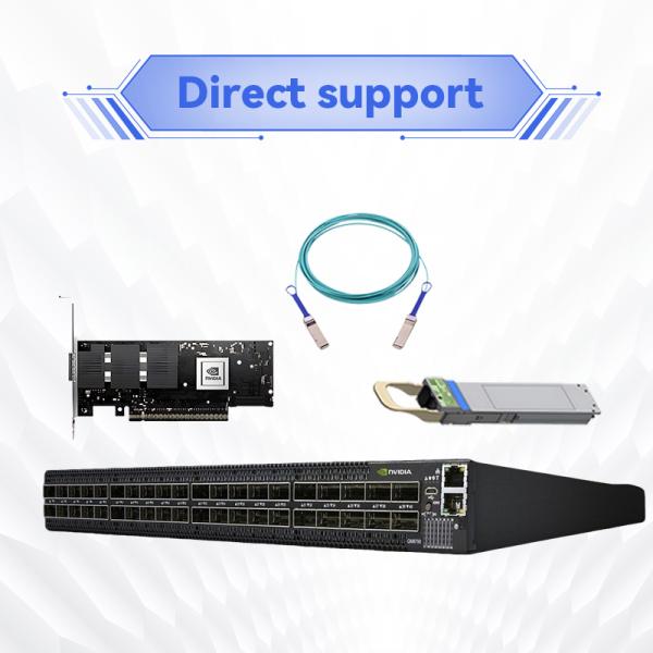 Quality Managed network Infiniband HDR Switch Mellanox 200gb Switch MQM8700 40 Port for sale