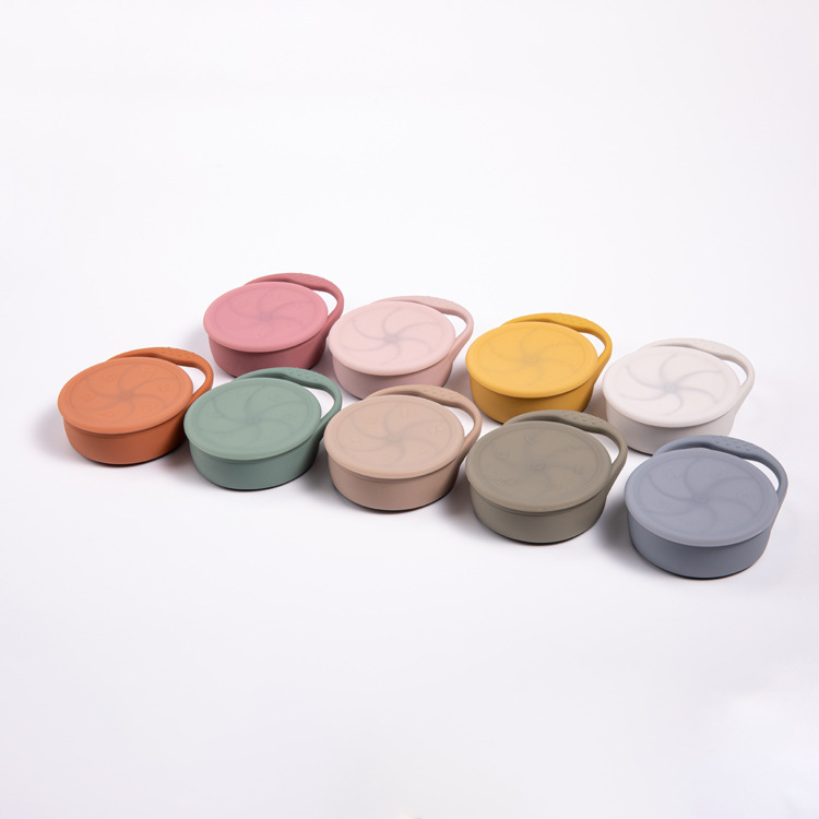 Quality OEM/ODM Portable Children's Snack Storage Box - Leak-proof Silicone Snack Cup, Foldable Hand-held Baby Snack Box for sale