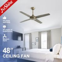 Quality 48" Metal Blade Ceiling Fan Safety Protection Airflow 3 Speed Choice Without LED for sale