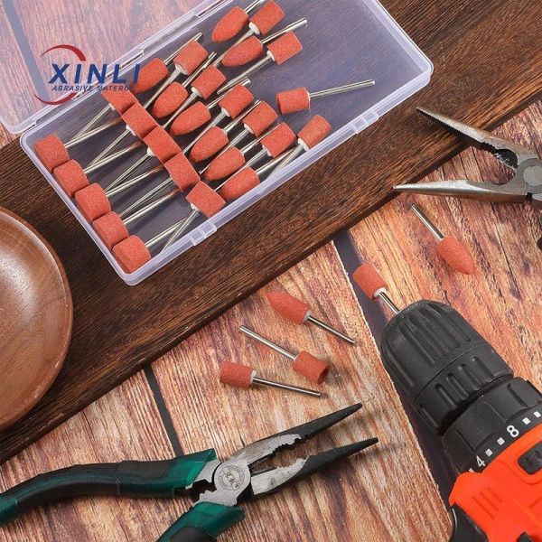 Quality Aluminum Oxide Cylindrical Grinding Head Abrasive For Rust Removal for sale