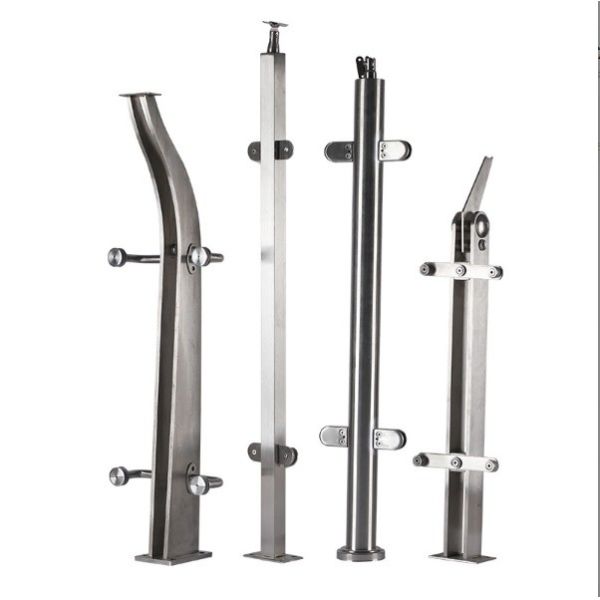 Quality Stainless Steel 304/316 Stair Balustrade Brackets for Terrace Deck Railing Design for sale