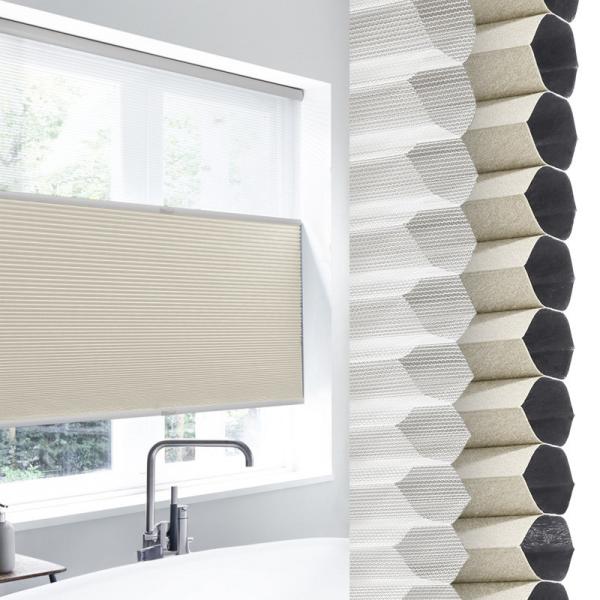 Quality Transform Your Space Textured Honeycomb Blinds for a Tactile and Sensory for sale