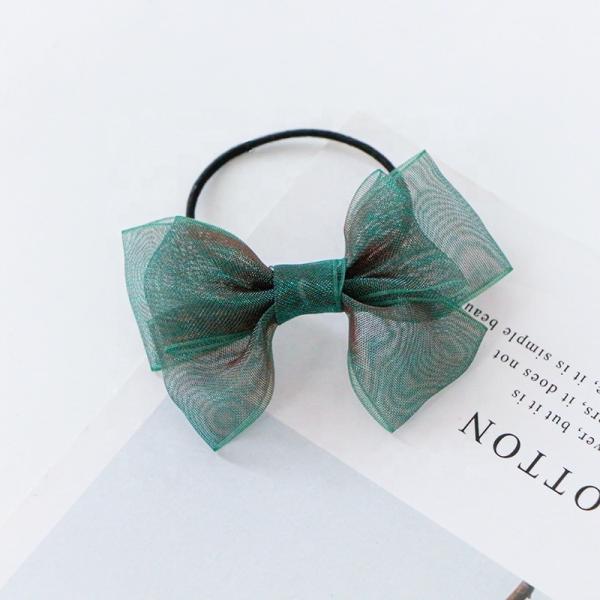 Quality Curtain Knot Occasion Small and Customize Size Organza Ribbon Bow with Handmade for sale