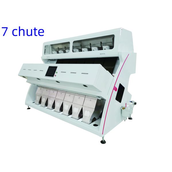 Quality Soybean Coffee Bean Color Sorter Machine 7 Chute 448 Channels for sale