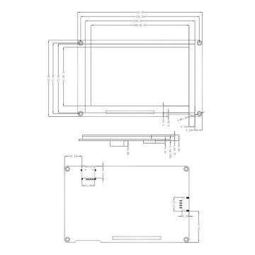 Quality 800x480 5 Inch Ips Display Module RGB 65K 5 Inch Capacitive Touch Screen HMI for sale