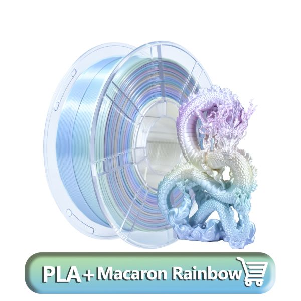 Quality Professional 3D Printer Filament Silk Rainbow PLA Toughness Enhanced for sale