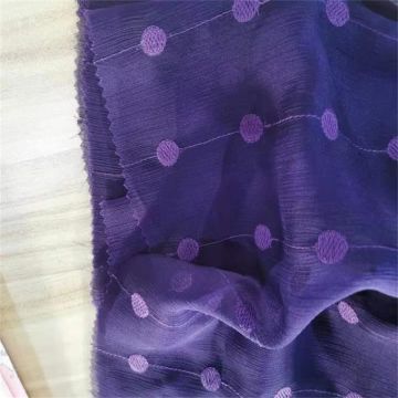 Quality 30dx30d 39gsm Polyester Spandex Chiffon Fabric Embroidery Crinkle Chiffon for sale
