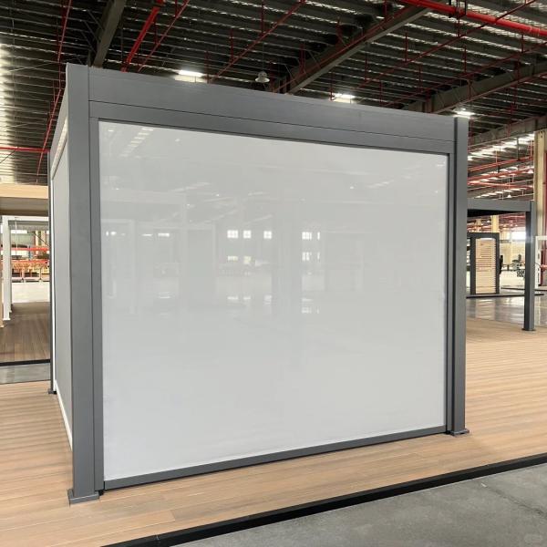 Quality Luxury outdoor shutters awning Terrace awning waterproof electric for sale