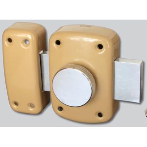 Quality Oem European Style Rim Door Lock Household Door Access Antique Brass Rim Lock for sale