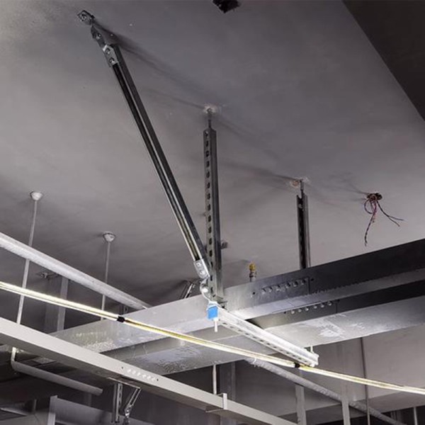 Quality Anodised Rigid Seismic Bracing Systems Duct Building Bracket for sale