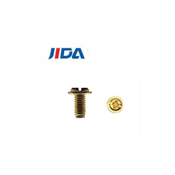 Quality Custom Brass Pan Head Phillips Machine Screws M3.5x6.8mm for sale
