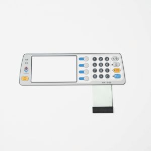 Quality Tear Resistant PET Membrane Switch Overlay With Glossy Matte Frosted Surface for sale