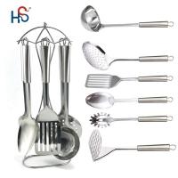 Quality Stainless Steel Utensils Set for Kitchen Cooking OEM Logo Metal Accessories for sale