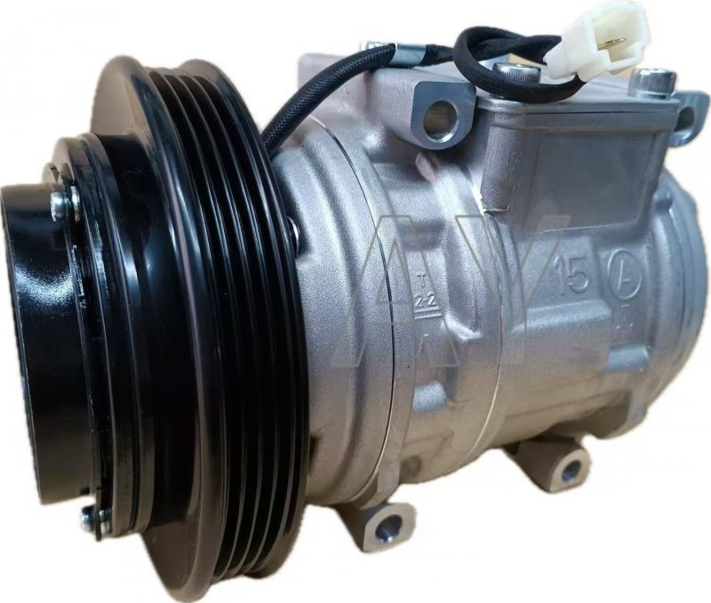Quality TOYOTA COROLLA AC Compressor with PV4 Grooves 140mm Pulley Diameter and 12V for sale