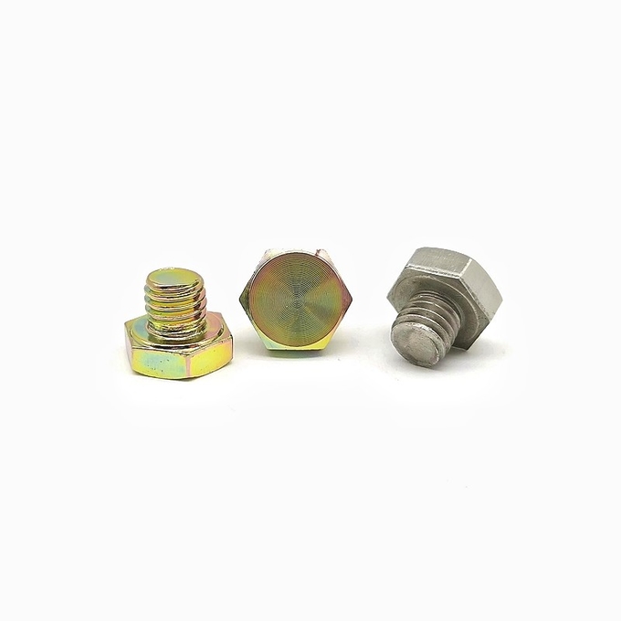 Hexagonal Wheel Hub Bolts Decorative Nails CD Screws Stainless Steel 5mm 4