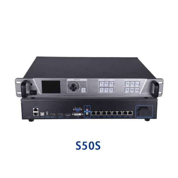 Quality Sysolution 2 In 1 Video Processor S50S, 8 Ethernet Outputs,5200,000 Pixels, 4k 60Hz，4 images for sale