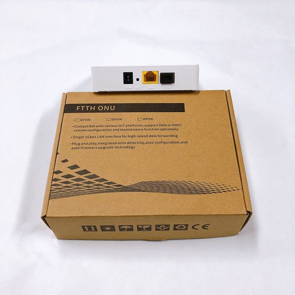 Quality HiOSO DC12V 1 ge Port EPON ONU Fiber Optical Equipment For Huawei Zte Ftth Olt Solutions for sale