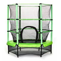 Quality Indoor Fitness Jumping Bed Trampoline for Kids and Adults 1.4*1.4*1.65 M or OEM for sale