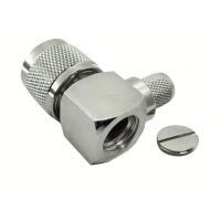 Quality Angle Nickel Plated  N Type Male Right  Lmr400 Cable RF Connector for sale