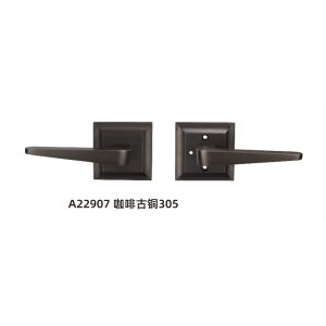 Quality Home American Door Handles Heavy Duty Door Lever With Single Cylinder Lock for sale