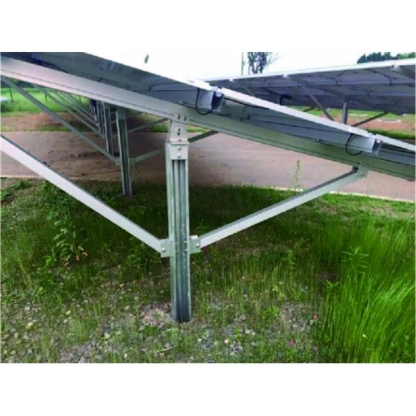 Quality Hot Dip Galvanized Steel and waterproof Solar Panel Ground Mounting System for sale