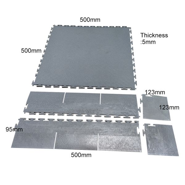 Quality ESD PVC Floor Tile Interlocking ESD Floor Mat Antistatic Floor Tiles for for sale
