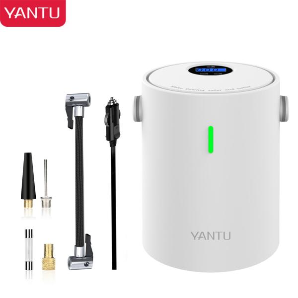 Quality YANTU A05 Wired Tire Inflator Portable Air Compressor 12V Compressors Pump for Car Tyre for sale