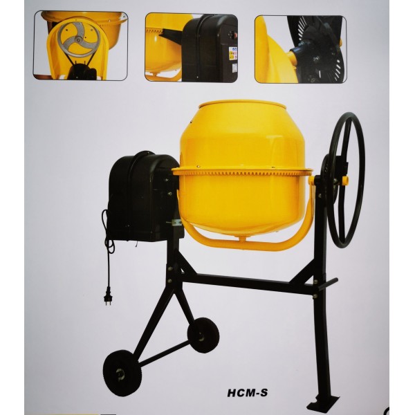 Quality Rotor Type Electric Concrete Mixer Machine 650W With Drum Mouth for sale
