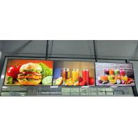 Quality 700nits FHD Indoor Digital Menu Board For Fast Food Advertising for sale