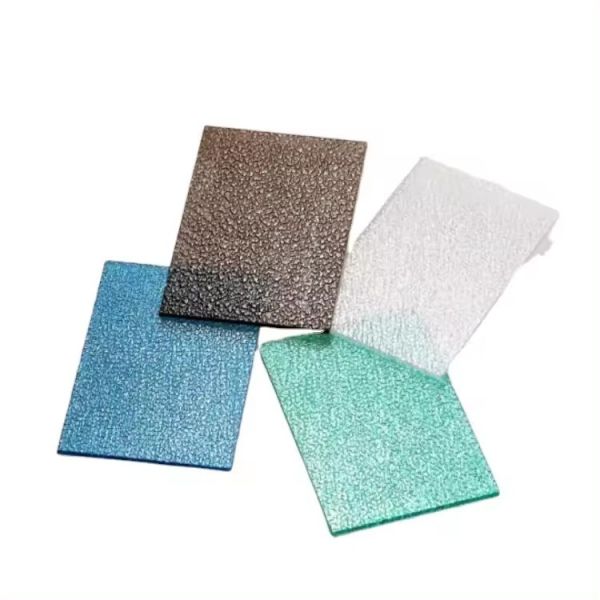 Quality Diamond Embossed Polycarbonate Sheet 2mm 3mm 5mm PC Embossed Sheet for sale