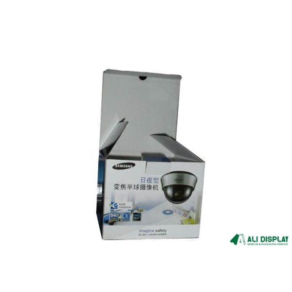 Quality PSD 10cm Kraft Mailer Box Camera Packaging Box Logo Surveillance for sale