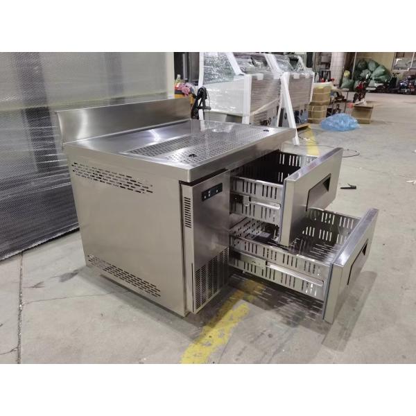 Quality Under Counter Table 2-Drawer Refrigerator Commercial Kitchen Equipment for sale