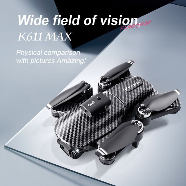 Quality K611 Max 4k Dual Camera Drone Wide Angle Obstacle Avoidance Battery Type lipo for sale