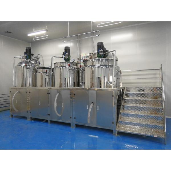 Quality Stainless Steel Mixing Tank Shampoo Lotion Liquid Detergent Making Machine for sale