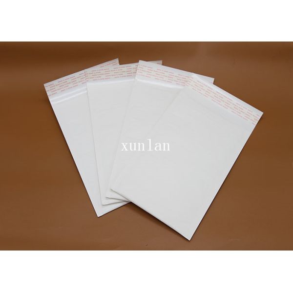 Quality White Kraft Paper Mailing Envelopes , Small Packaging Kraft Shipping Envelopes for sale