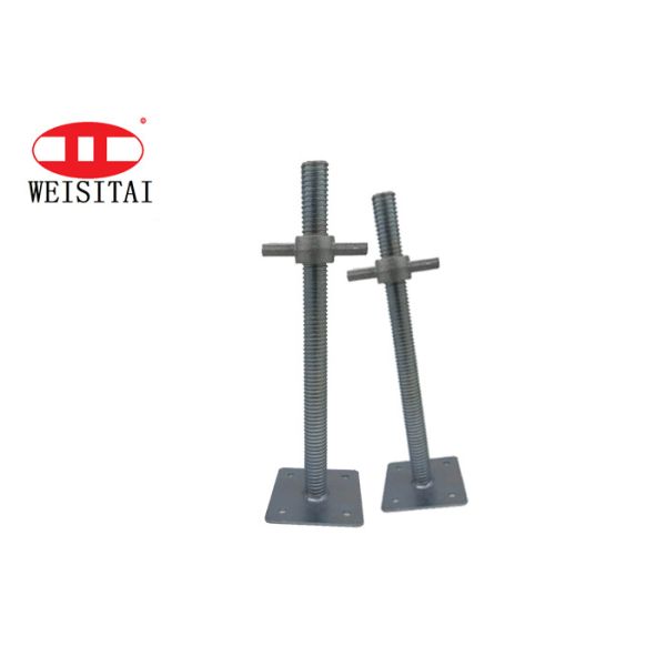 Quality Adjustable Leveling 28mm Scaffolding Jack Base for sale