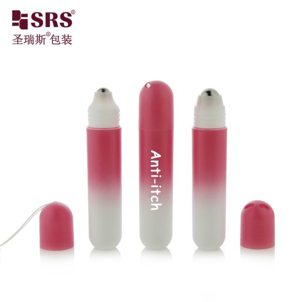 Quality RPPG-25ML Painting Gradient Custom Color Matte Finished Anti-Itch Liquid No Leakage Roll-on Bottle Empty Packaging for sale