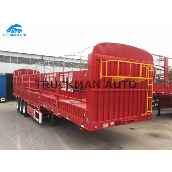 Quality Q345 Mn Semi Trailer Truck , Semi Storage Trailers Transporting Cargo And Containers for sale