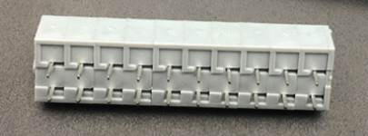 Quality Compact Design Panel Mount Pluggable Terminal Block Brass And Tin Coated for sale