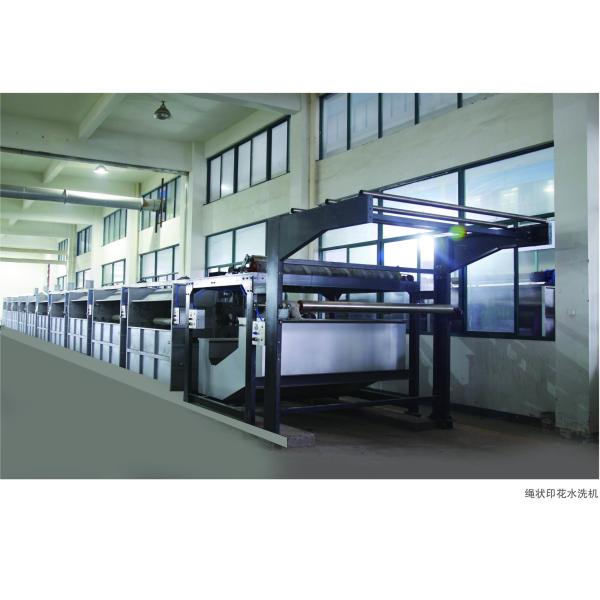 Quality 9 Chambers Manual Automatic Rope Washing Machine 24000×3000×3300mm for sale